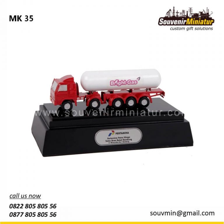 Souvenir Miniatur Truk Bright Gas Pertamina Patra Niaga