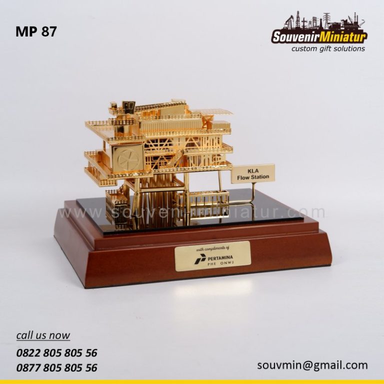 Miniatur Rig Onshore KLA Flow Station Pertamina ONWJ Jakarta